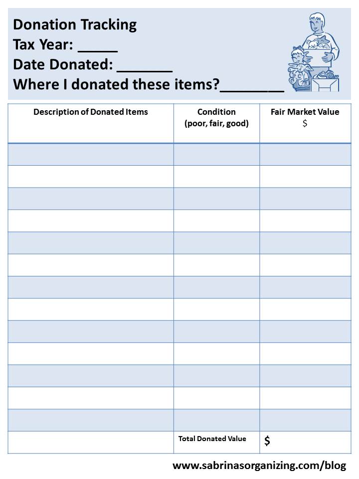 How To Keep Donation Items Organized Sabrina s Organizing