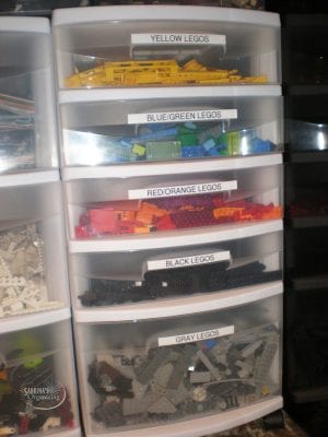 The Easiest Method When Organizing Lego Pieces - Sabrinas Organizing