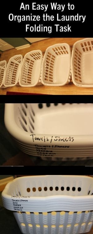 An Easy Way to Organize the Laundry Folding Task - Sabrinas Organizing