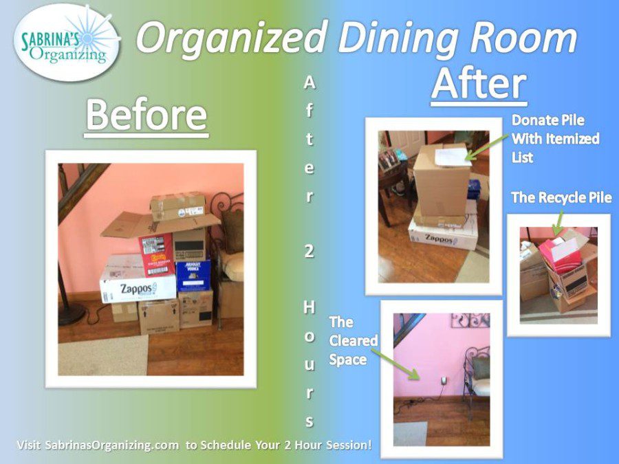 Before and After Organizing Transformations - Sabrinas Organizing