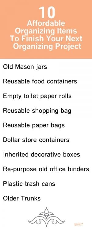 10 Affordable Organizing Items to Finish Your Next Organizing Project