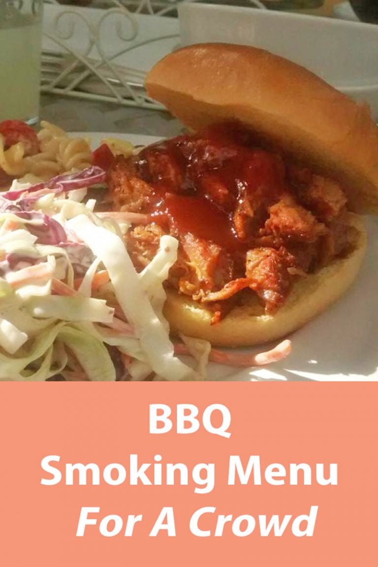 BBQ Smoking Menu For A Crowd