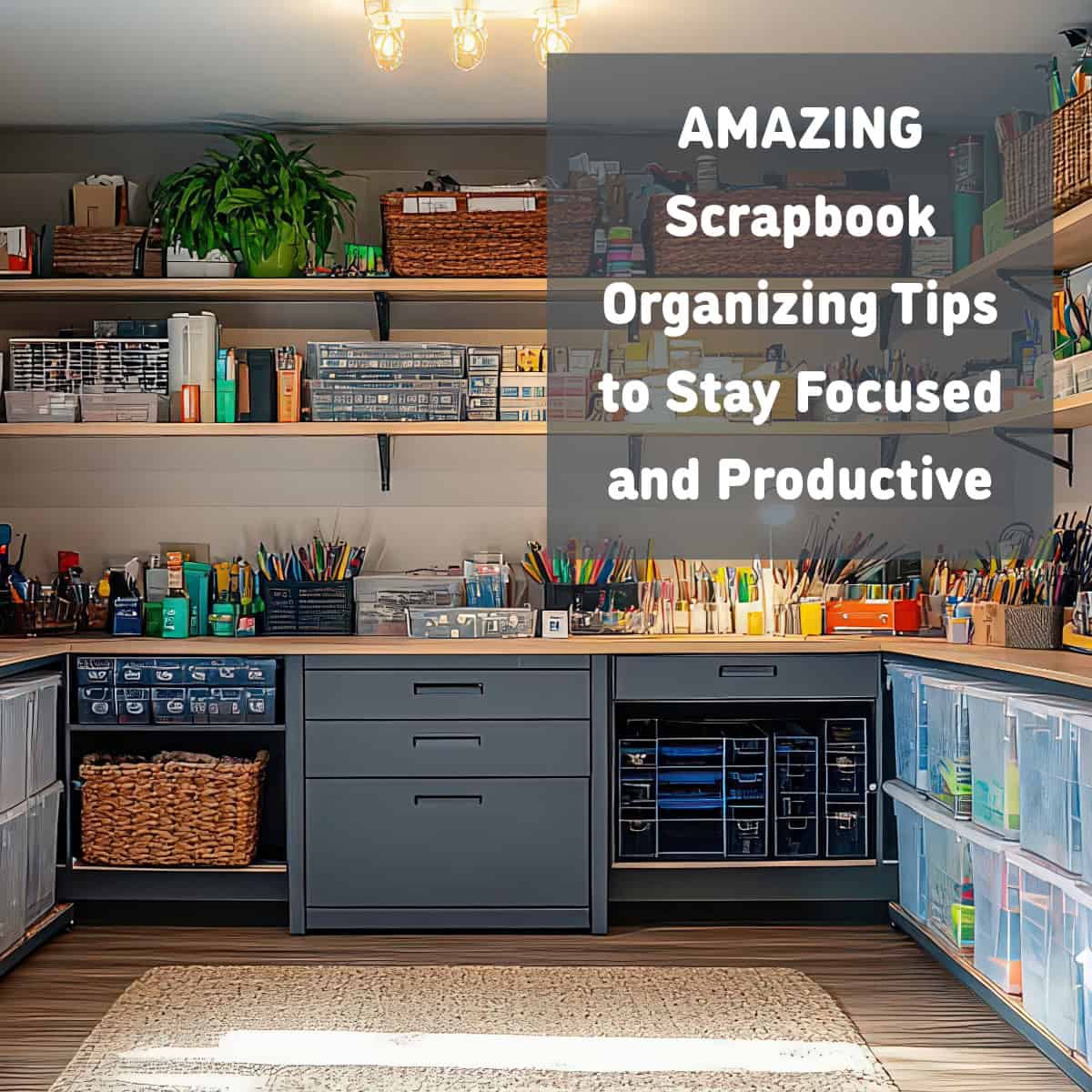 AMAZING Scrapbook Organizing Tips to Stay Focused and Productive ...