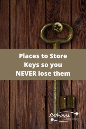 Where to Store Keys at Home to NEVER Lose Them - Sabrinas Organizing
