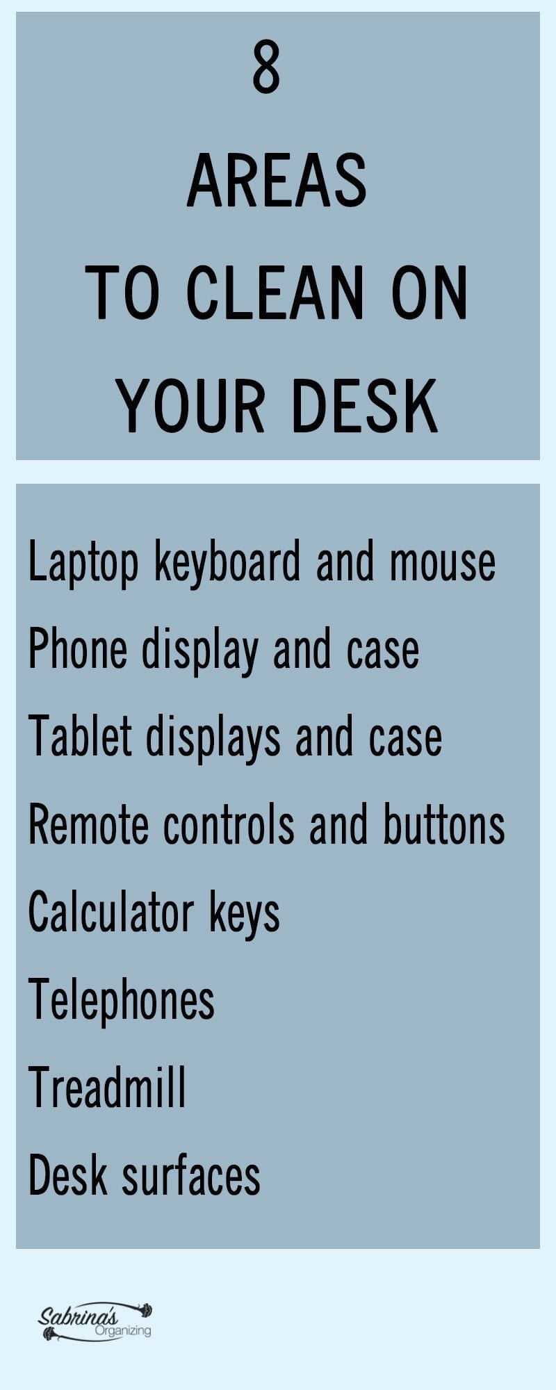 The Most Important Places to Clean In The Office - Sabrinas Organizing