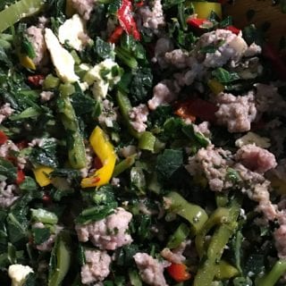 Sausage Collard Greens Peppers Pasta Recipe - Sabrinas Organizing