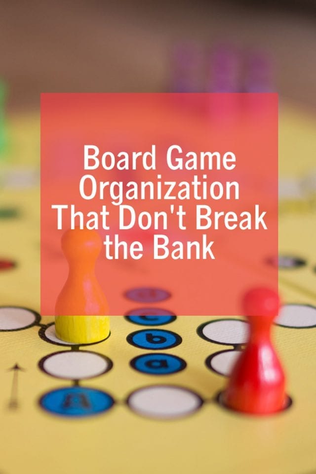 Affordable Board Game Organization