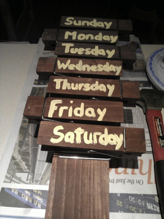 How to Make a Wall Mount Current Week Paper Sorter - Sabrinas Organizing