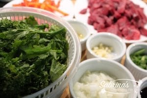 Asian Beef and Broccoli Rabe Recipe - Sabrinas Organizing
