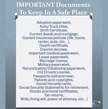 How to Organize Important Documents in a Fireproof Safe