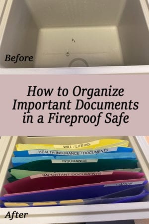 How to Organize Important Documents in a Fireproof Safe