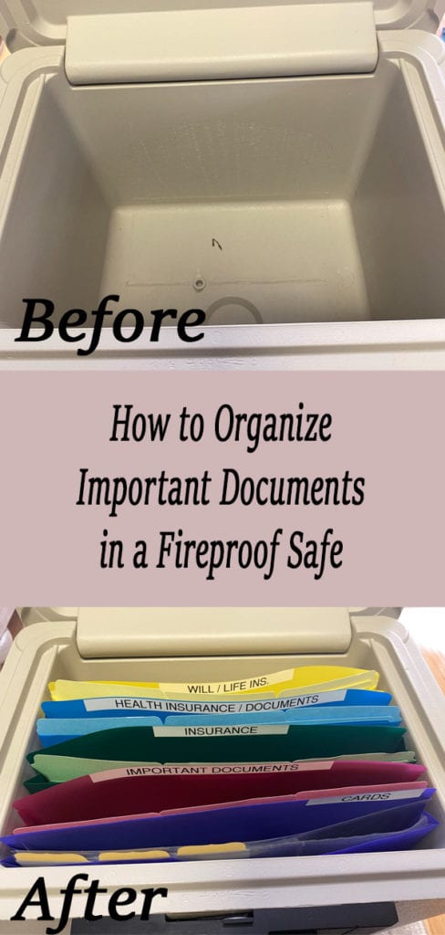How to Organize Important Documents in a Fireproof Safe