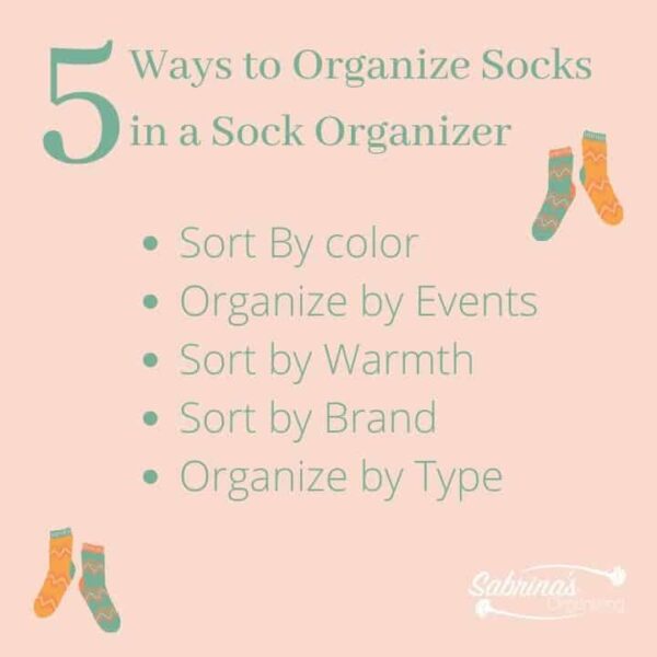 How to Organize Socks Once and For All {Sock Organization Options}