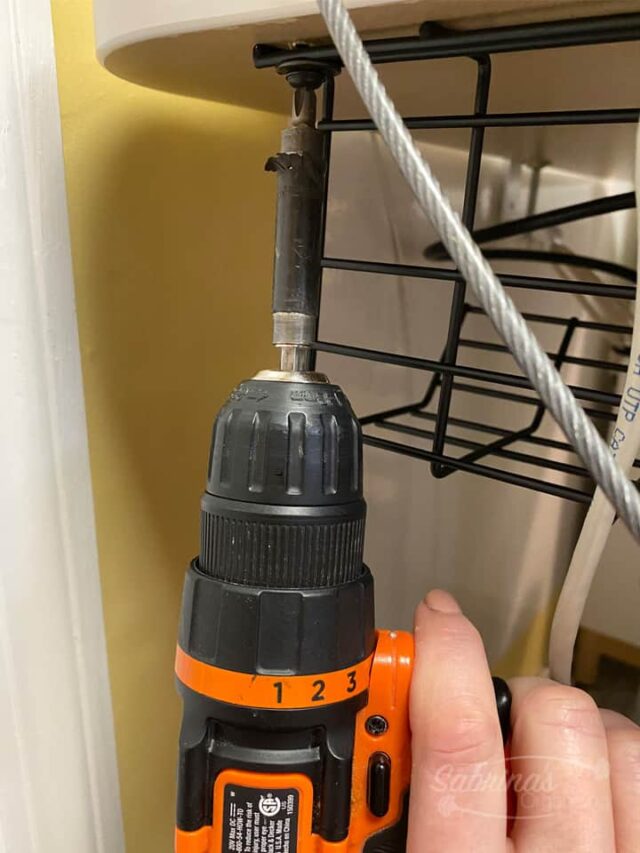 How to Organize Standing Desk Cables - Sabrinas Organizing