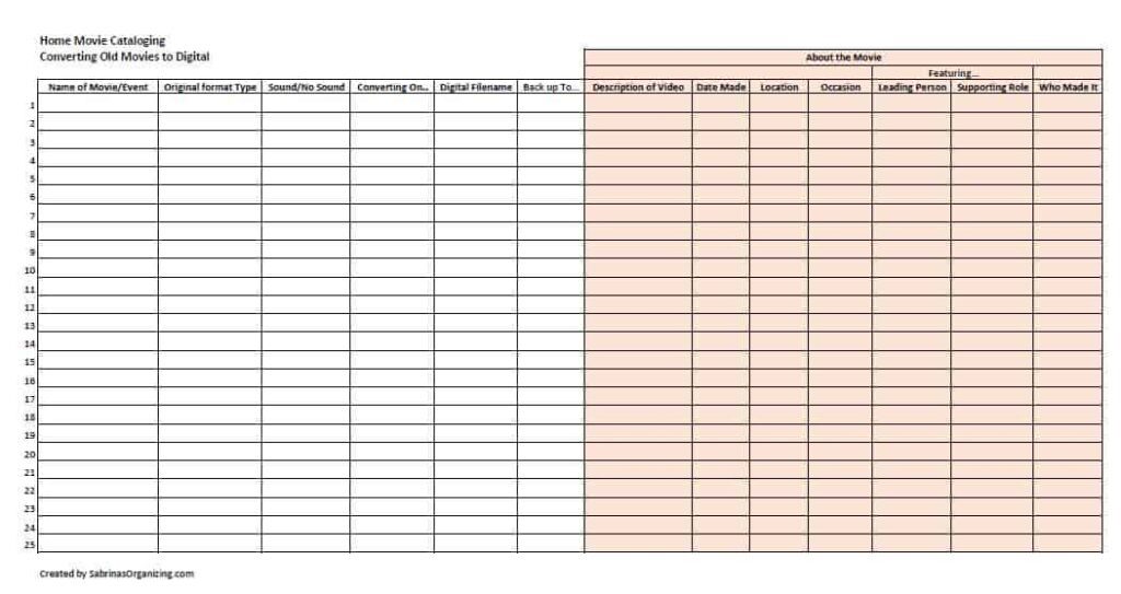 7 Easy Home Movie Organizing Tips - Sabrinas Organizing