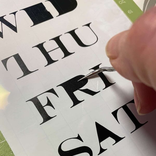 How to Make Masculine Days of the Week Clothing Organizer