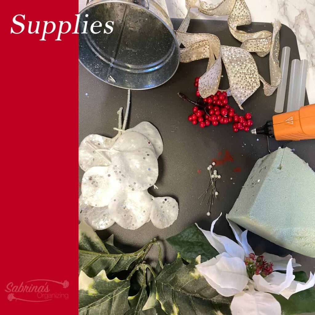 How to Upcycle Small Metal Buckets into Holiday Centerpieces - Sabrinas ...