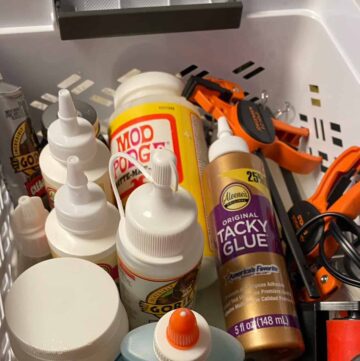 How to Create a Well Organized Craft Zone Cabinet