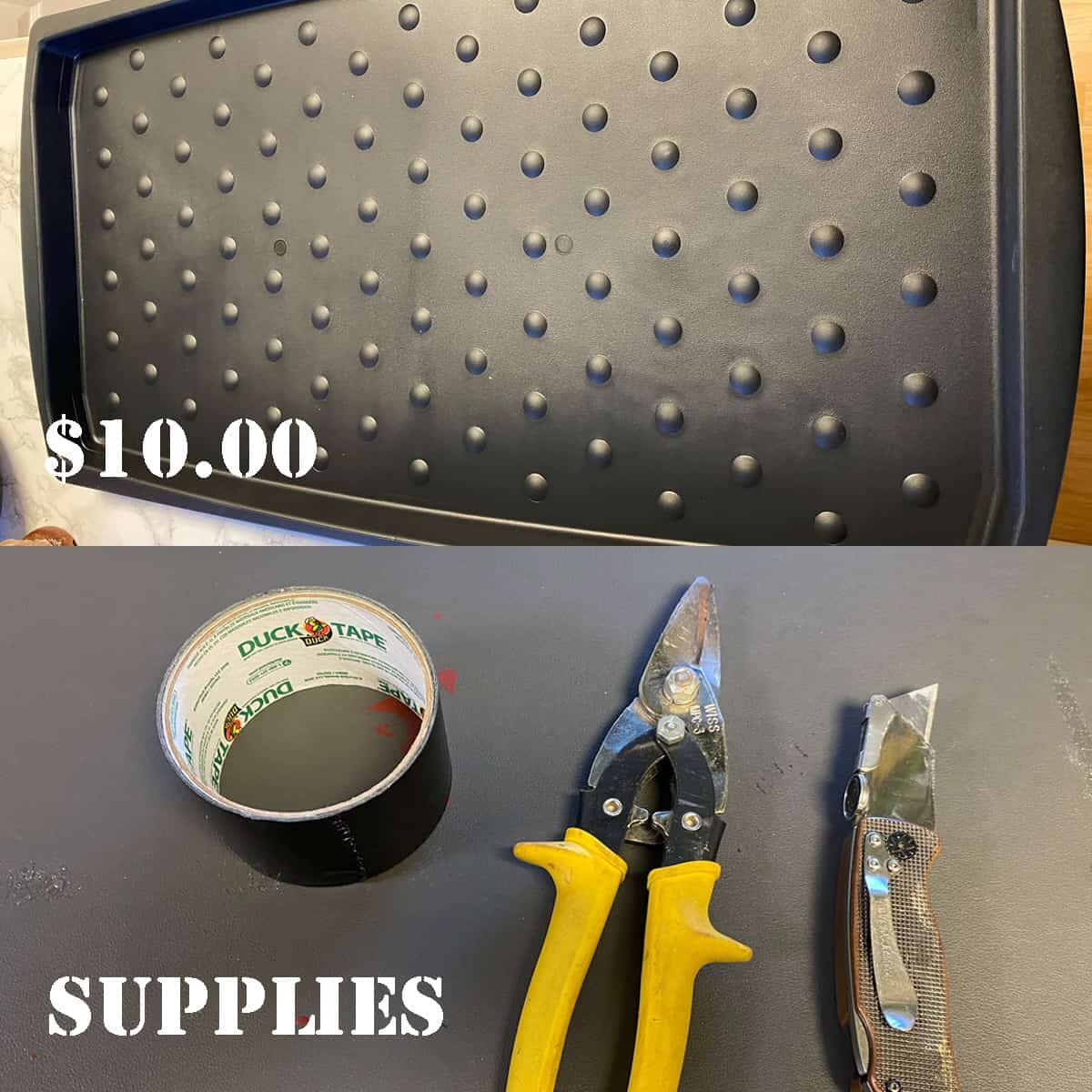 Make a Small Boot Tray DIY Project - Sabrinas Organizing