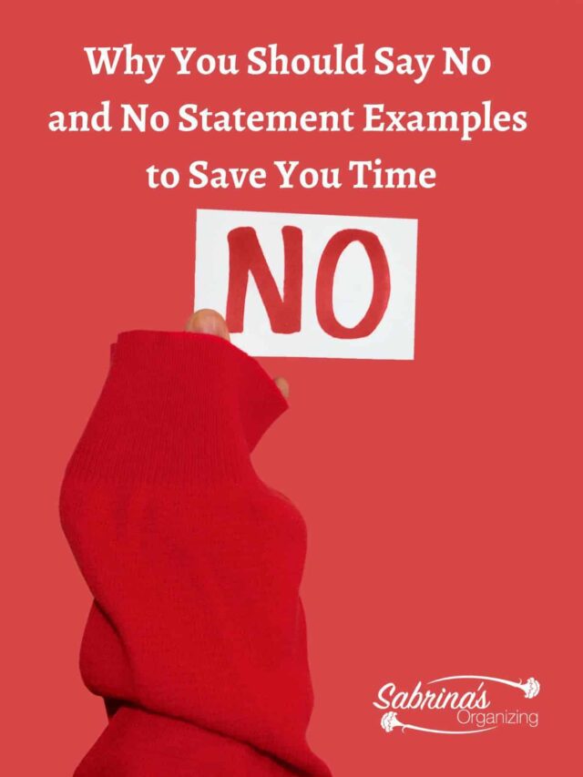 Why You Should Say No and No Statement Examples to Save You Time