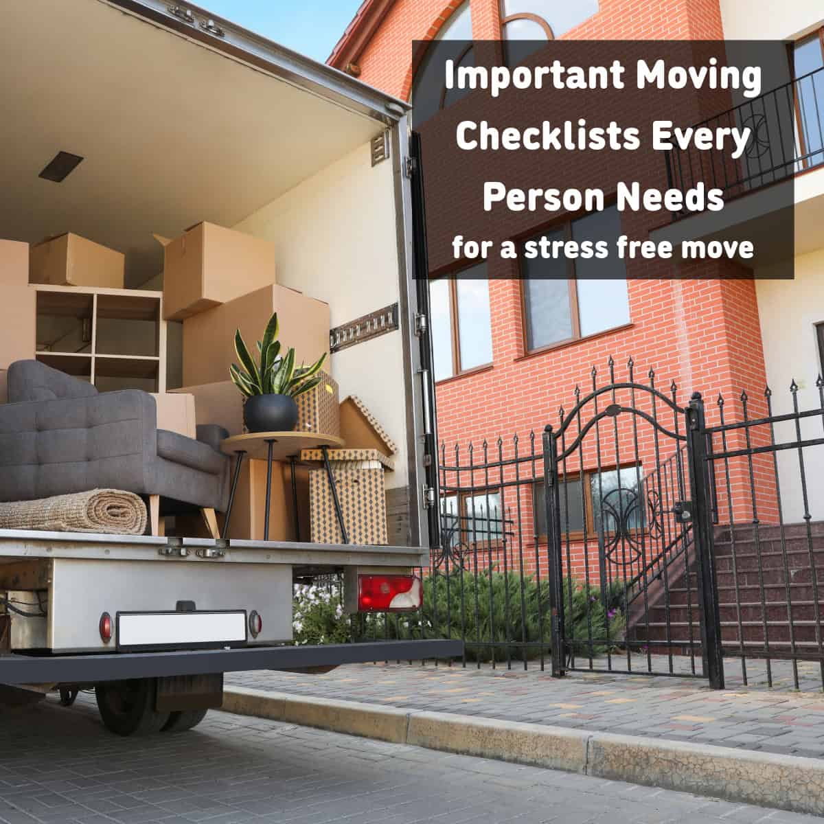 Important Moving Checklists Every Person Needs
