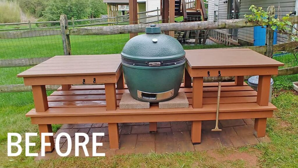 How to Transform a BBQ Table into a DIY Buffet Table - Sabrinas Organizing