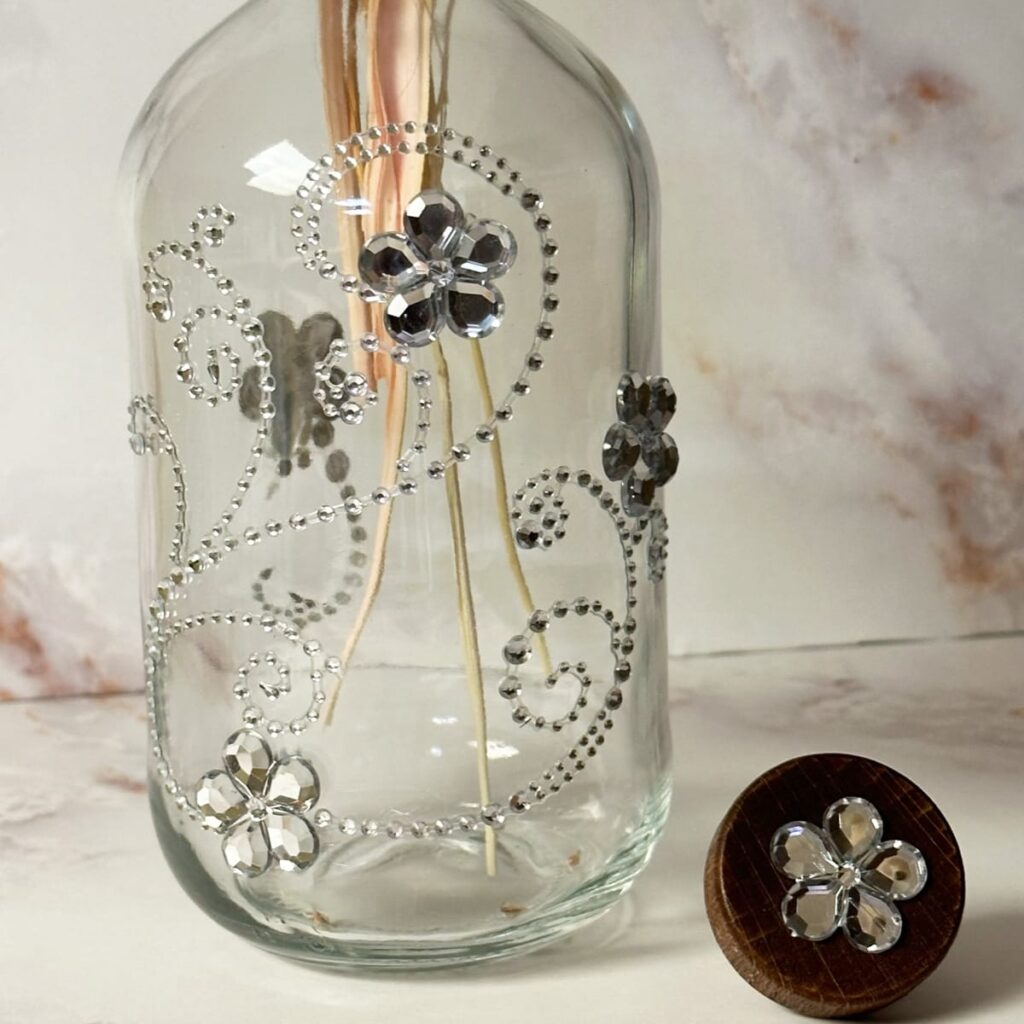 DIY Liquor Bottle Craft Project - Sabrinas Organizing