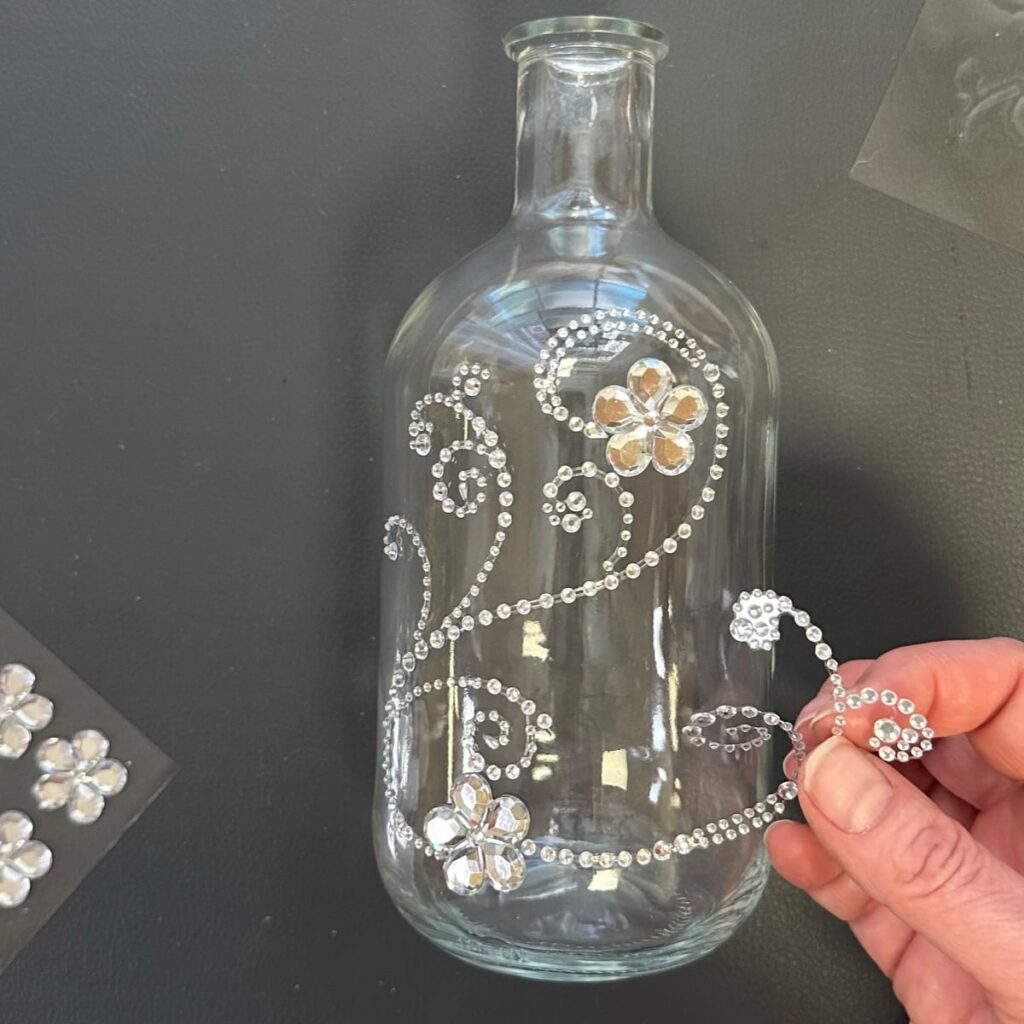 DIY Liquor Bottle Craft Project - Sabrinas Organizing