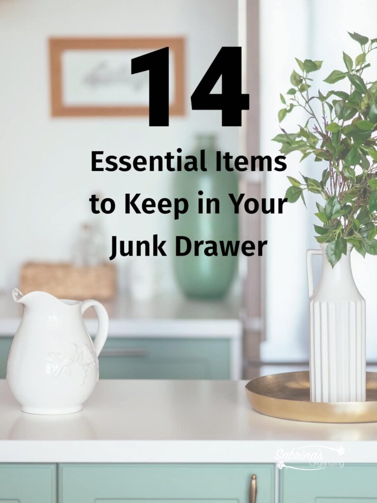 14 Essential Items to Keep in Your Junk Drawer - Sabrinas Organizing