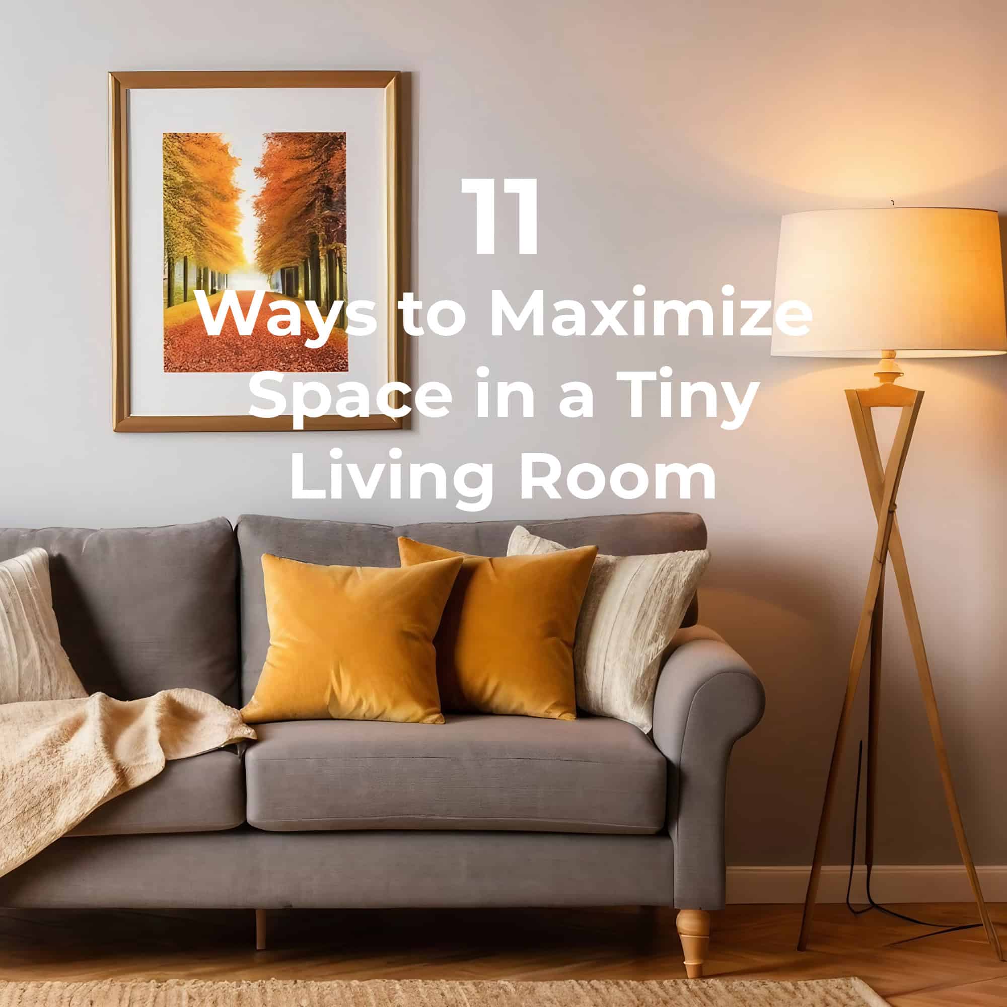 11 ways to maximize space in a tiny living room