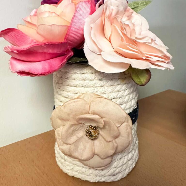 Upcycled Springtime Soup Can Craft Ideas - Sabrinas Organizing