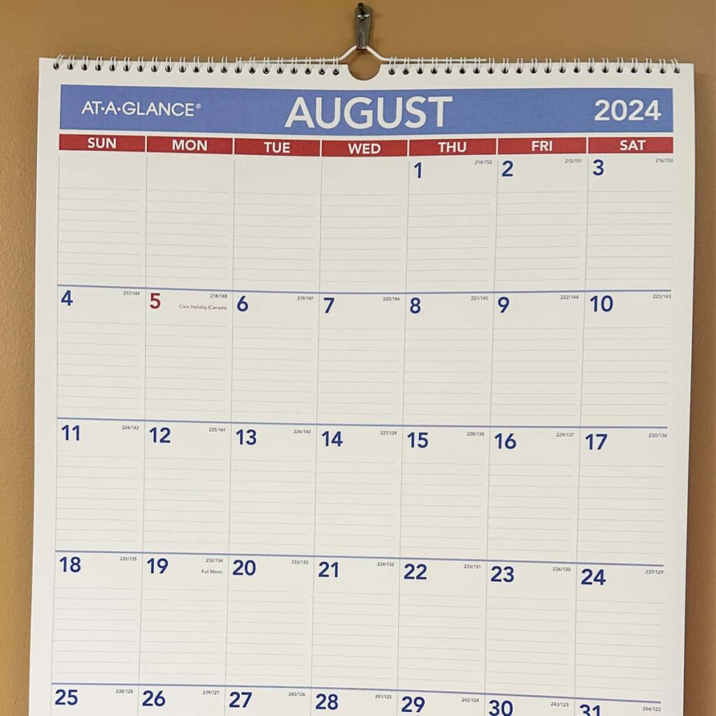 Two Calendars Busy Moms Need for Optimal Productivity - Sabrinas Organizing