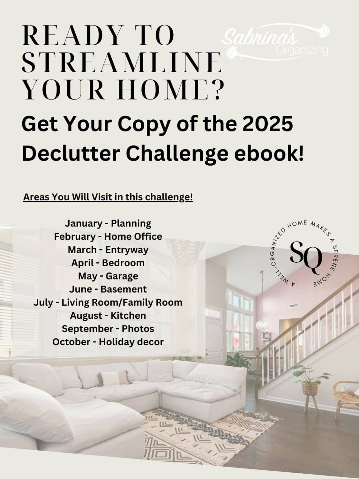 Let's Streamline Your Home Declutter Challenge - Sabrinas Organizing