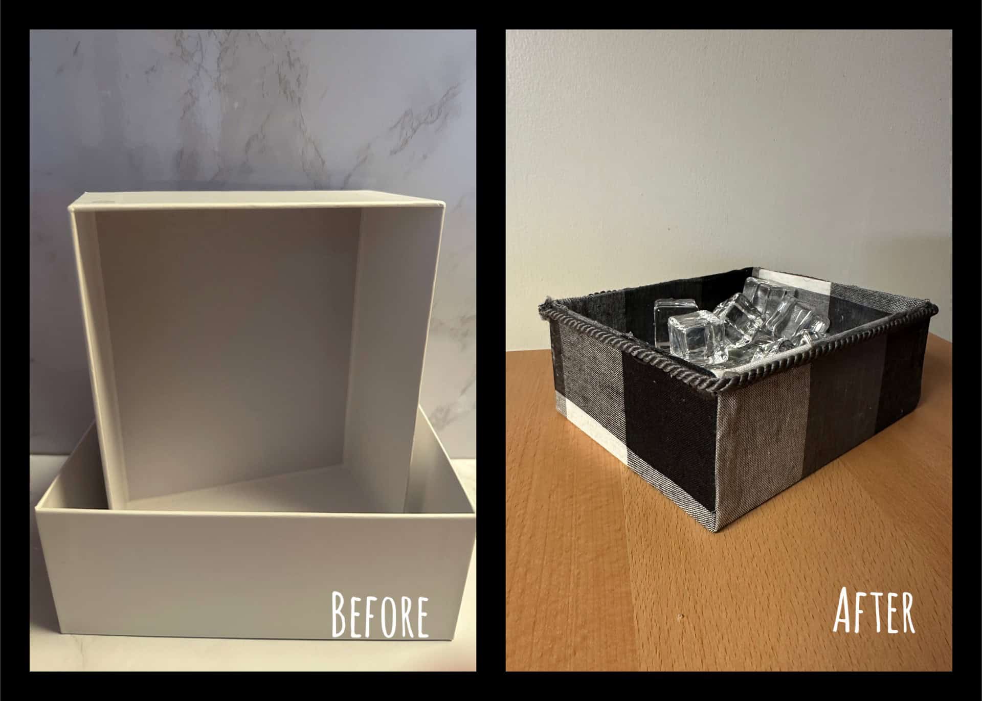 Upcycling a Cardboard Box into a Cute Storage Bin {DIY Projects ...
