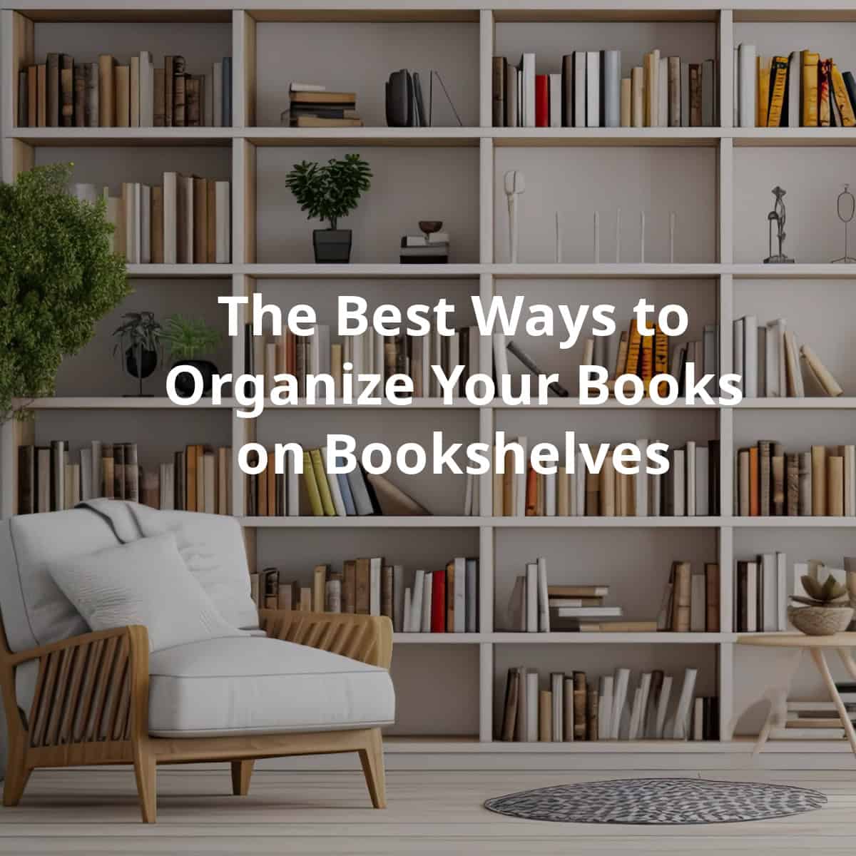 The Best Ways to Organize Your Books on Bookshelves - Sabrinas Organizing